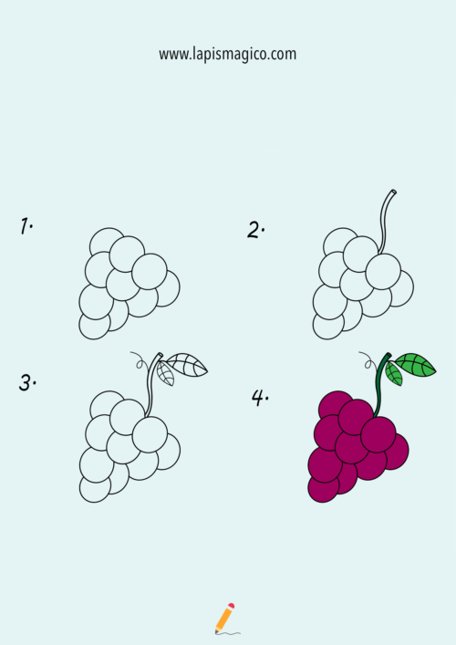 Aprende a desenhar frutas