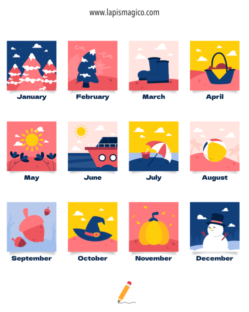 Meses e estações do ano