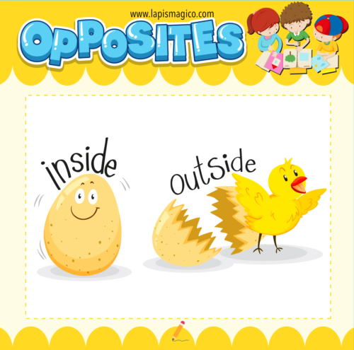 Antónimos ou opostos em inglês