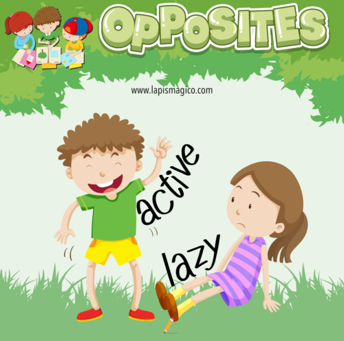 Antónimos ou opostos em inglês