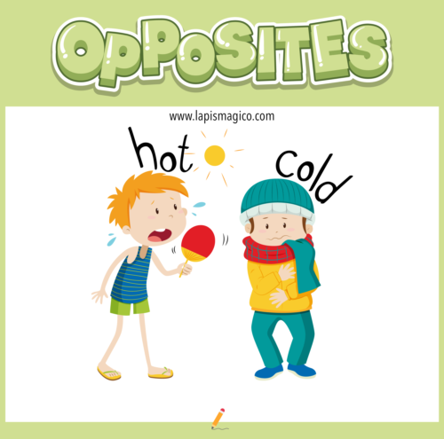 Antónimos ou opostos em inglês