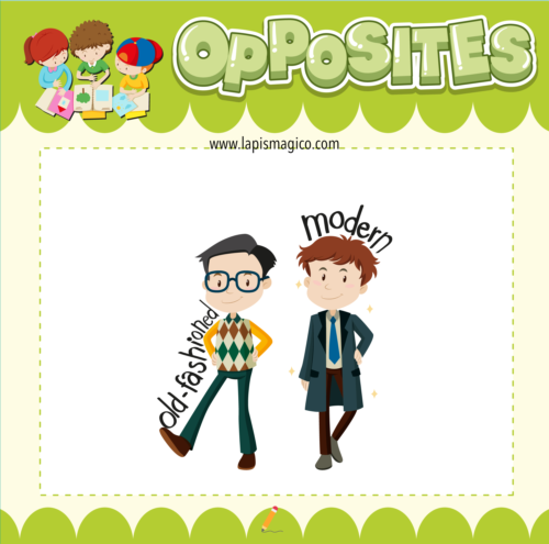 Antónimos ou opostos em inglês