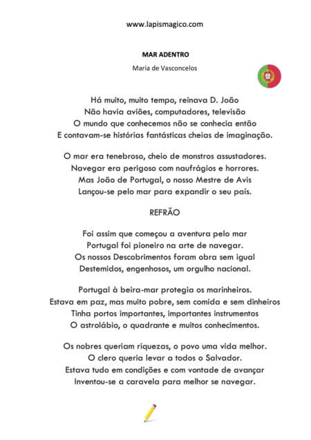 Mar adentro, música e letra
