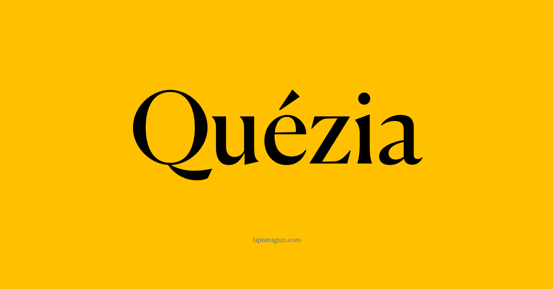 Nome Quézia, ficha divertida com pontilhado para crianças